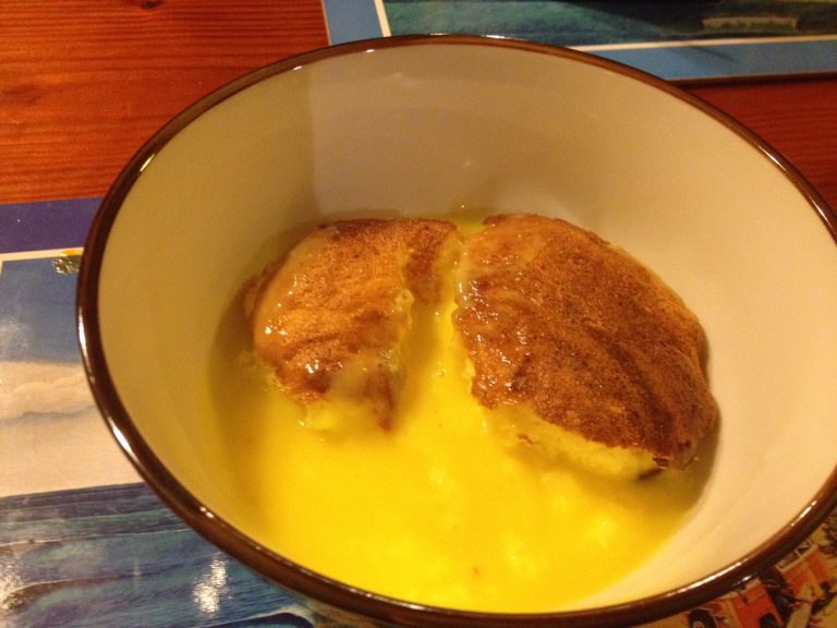 Lemon Delicious Pudding Recipe - Cauldrons and Cupcakes