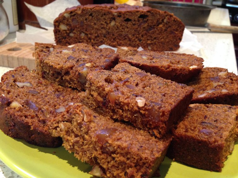 Easy Date, Ginger and Walnut Cake Recipe - Cauldrons and Cupcakes