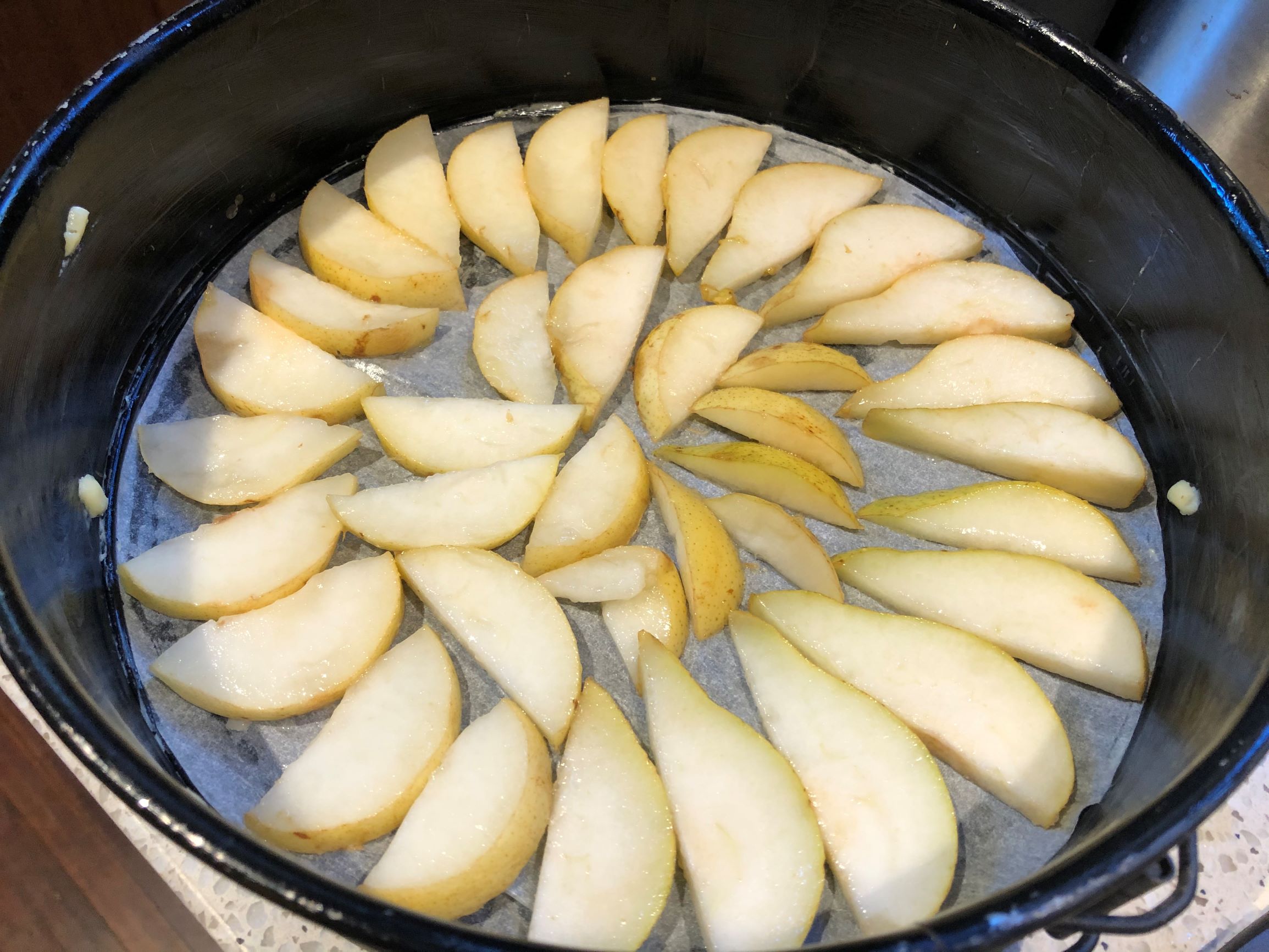 Nola's Ginger Pear Date and Cake with Caramel Sauce - Cauldrons and ...